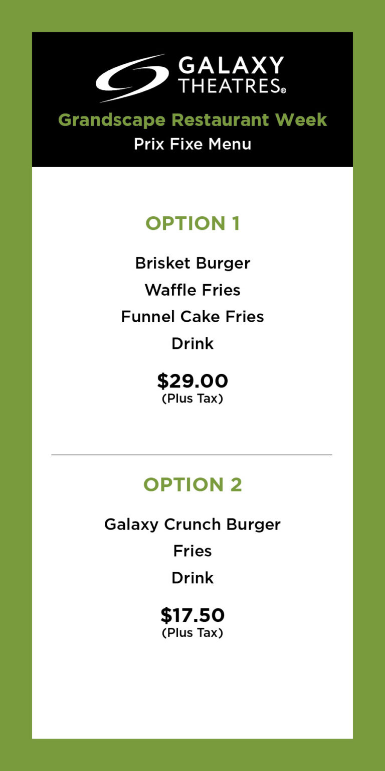 Restaurant Week - Grandscape