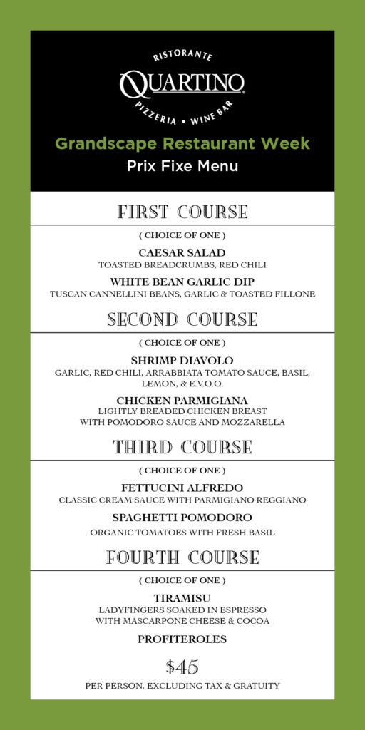 Restaurant Week - Grandscape