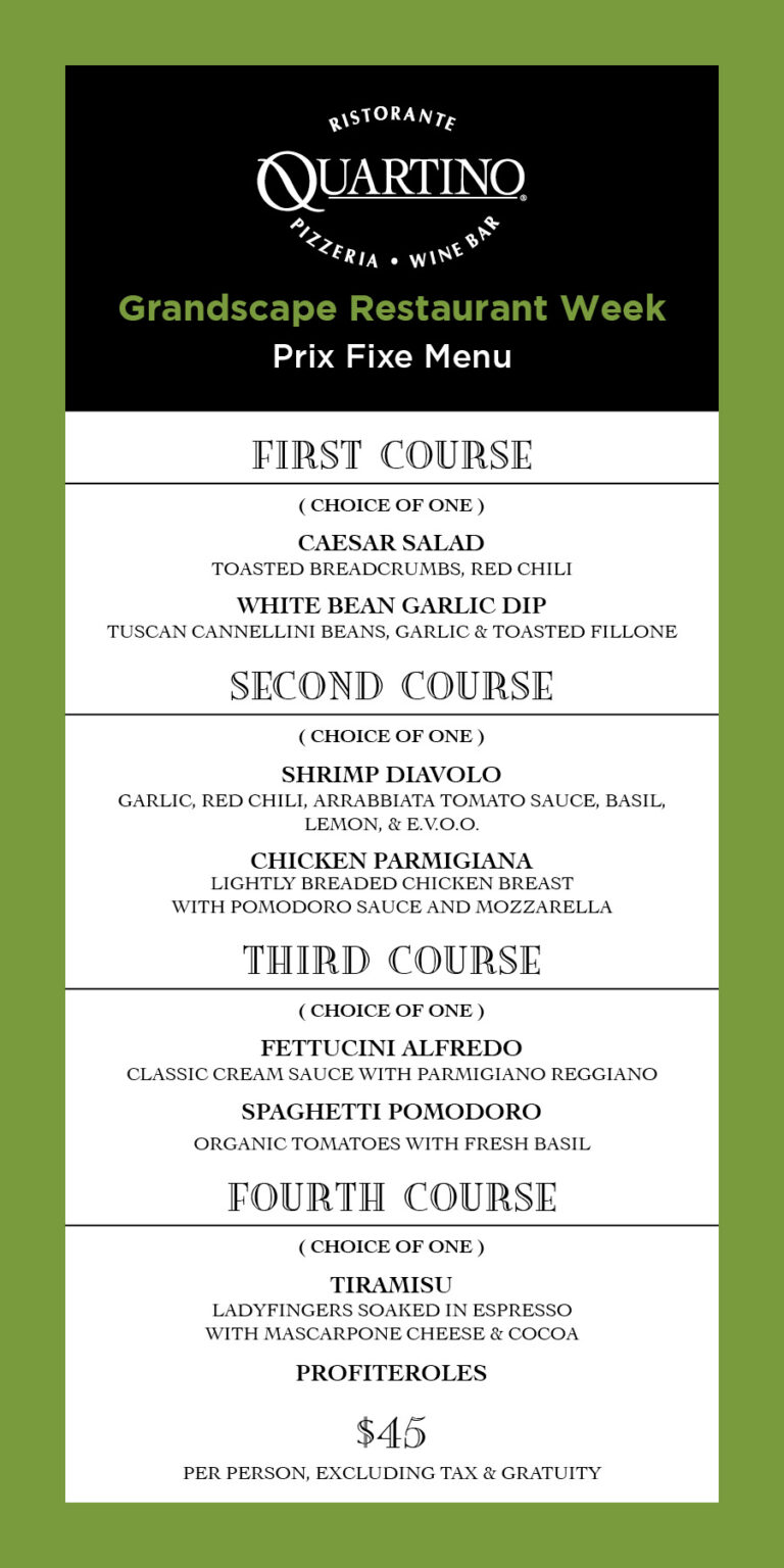 Restaurant Week - Grandscape
