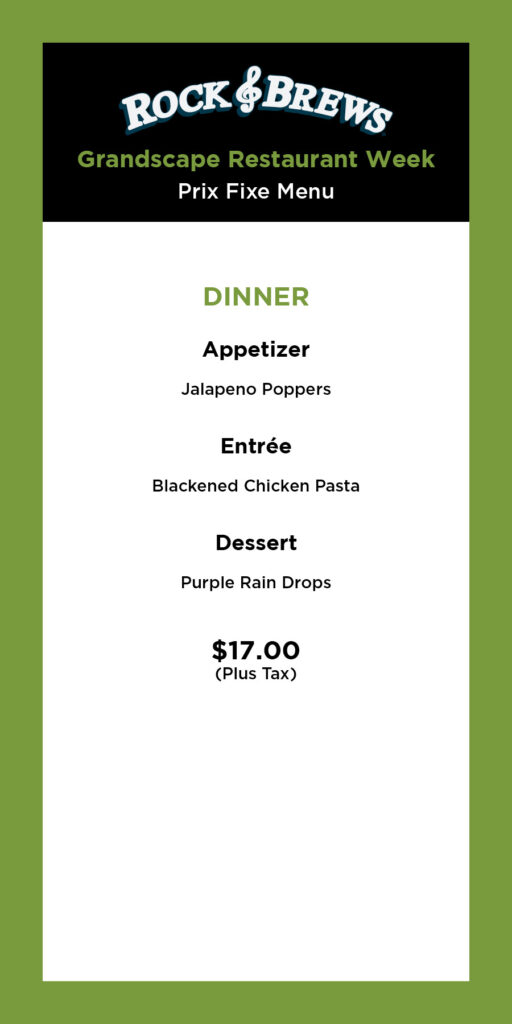 Restaurant Week - Grandscape