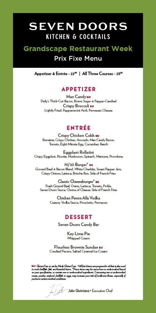 Restaurant Week - Grandscape